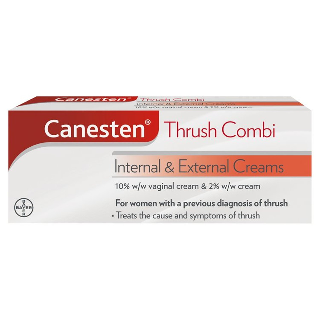 Canesten Thrush Internal & External Cream Combi - Ocado
