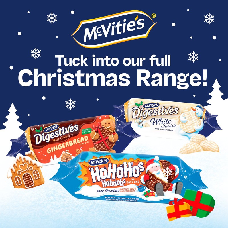 McVitie's Gingerbread Chocolate Digestive Christmas Biscuits - Ocado