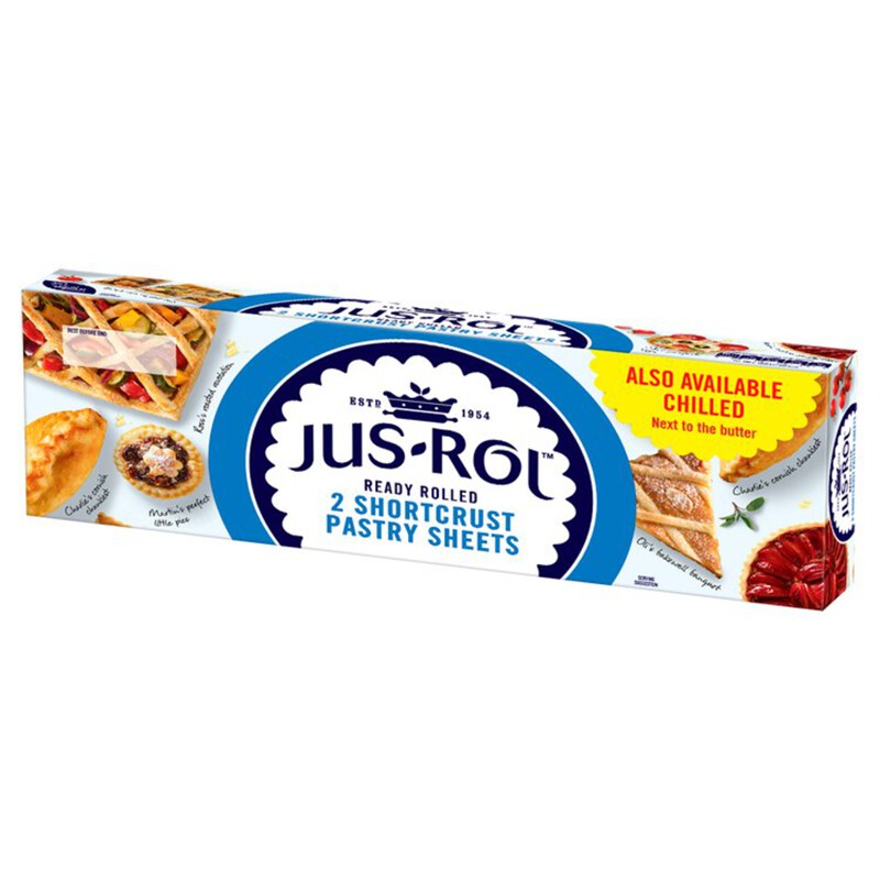 Jus-Rol Shortcrust Sheets Frozen - Ocado