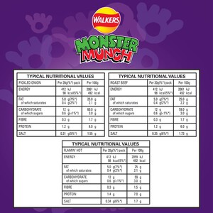 Walkers Monster Munch Variety Multipack Snacks - Ocado