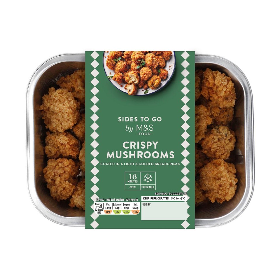 M&S Crispy Breaded Mushrooms - Ocado