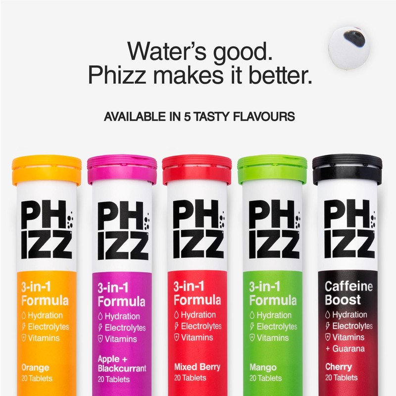 Phizz Mixed Berry 3-in-1 Hydration, Electrolytes and Vitamins ...