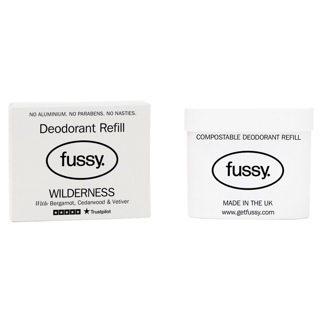 Fussy Deodorant Refill Wilderness - Ocado