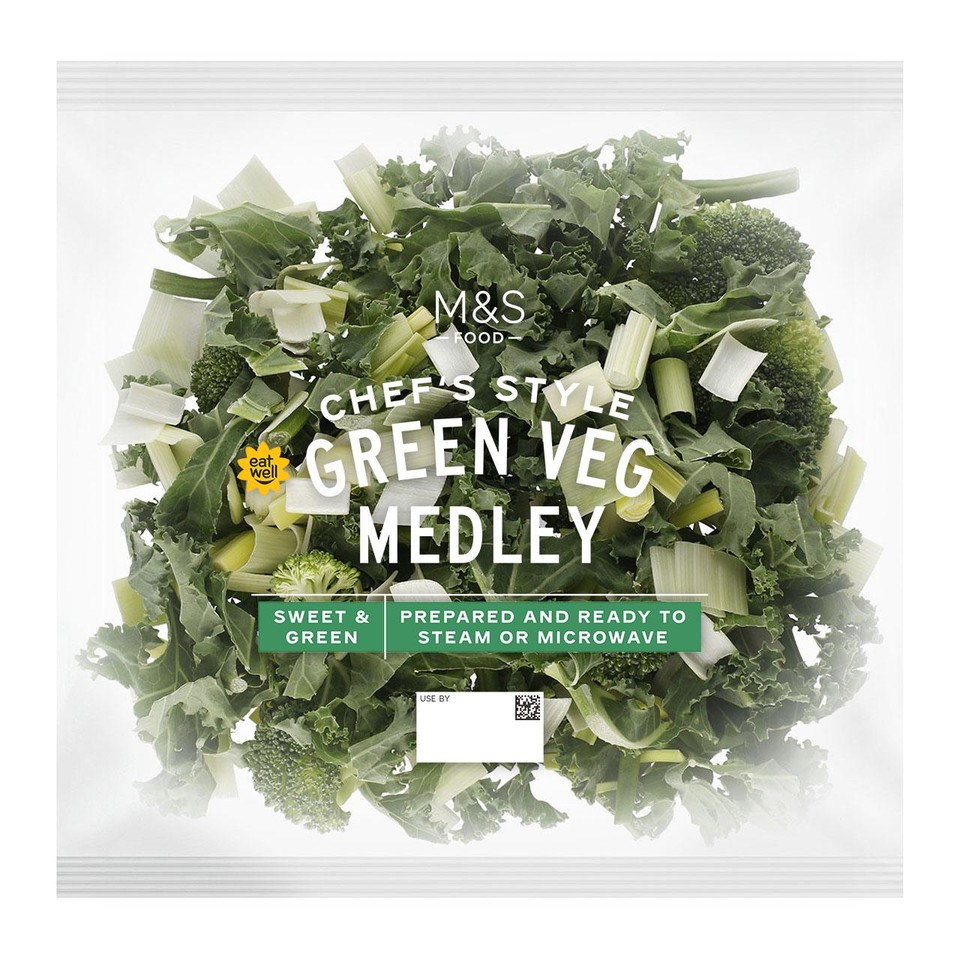 M&S Chef's Style Green Veg Medley - Ocado