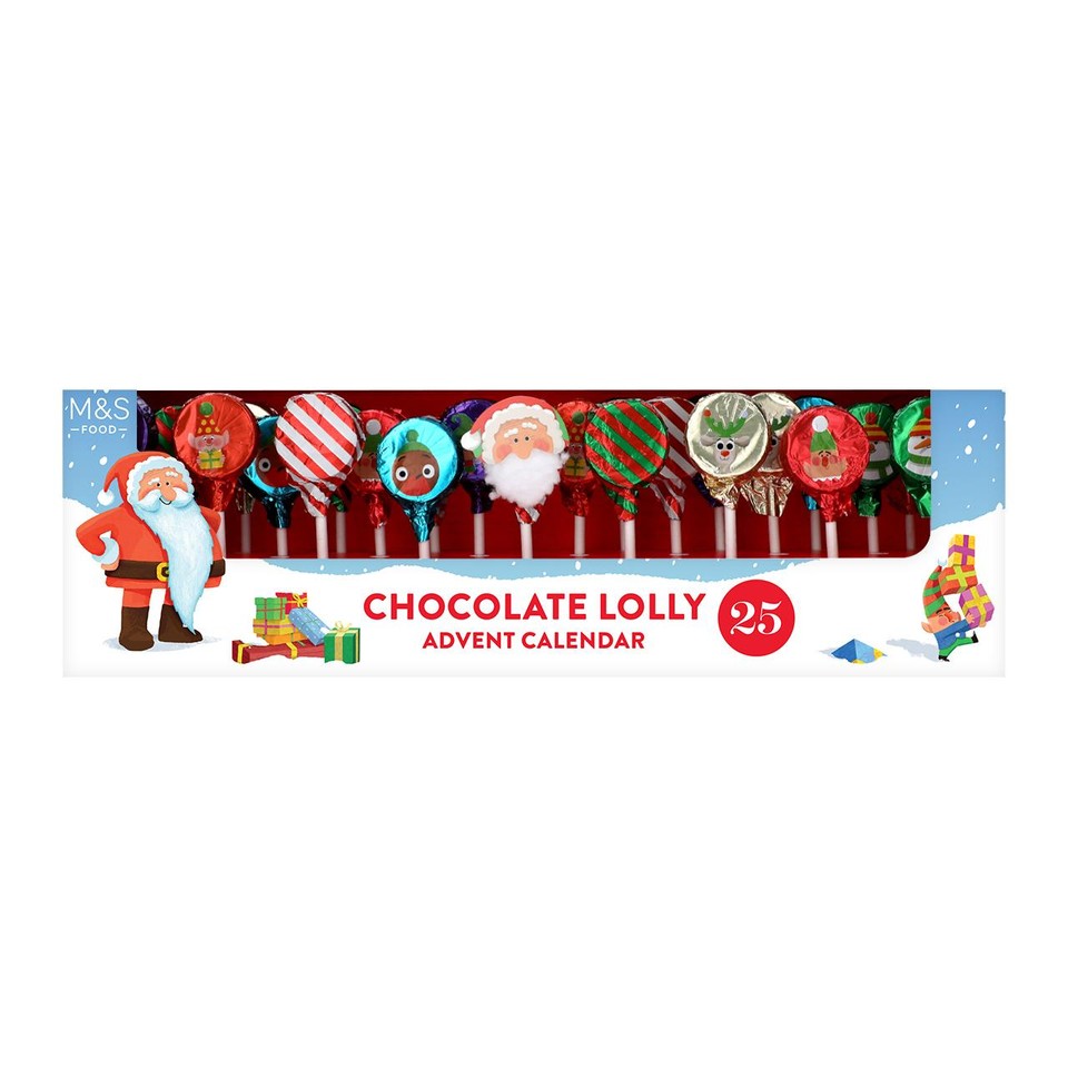M&S Chocolate Lolly Advent Calendar - Ocado