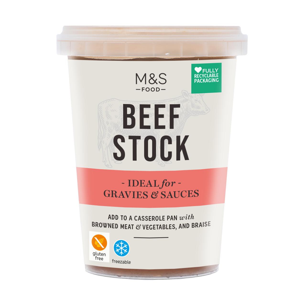 M&S Fresh Beef Stock - Ocado
