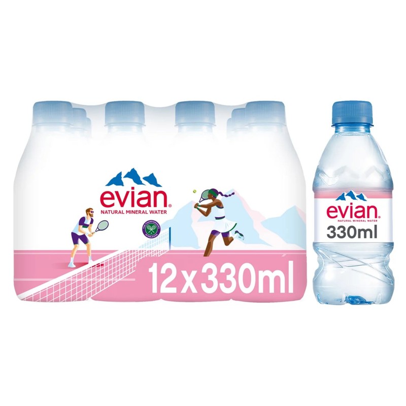 Evian Still Natural Mineral Spring Bottled Water Multipack - Ocado