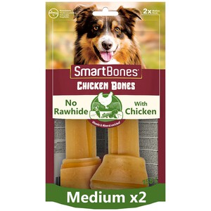 SmartBones Medium Chicken Rawhide Free Bones Dog Treats - Ocado