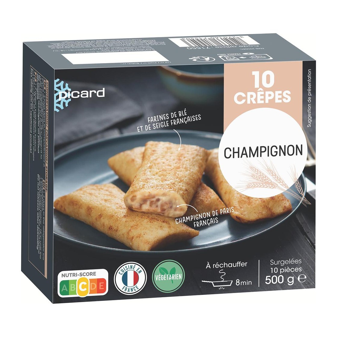 Picard 10 Mushrooms Crepes - Ocado