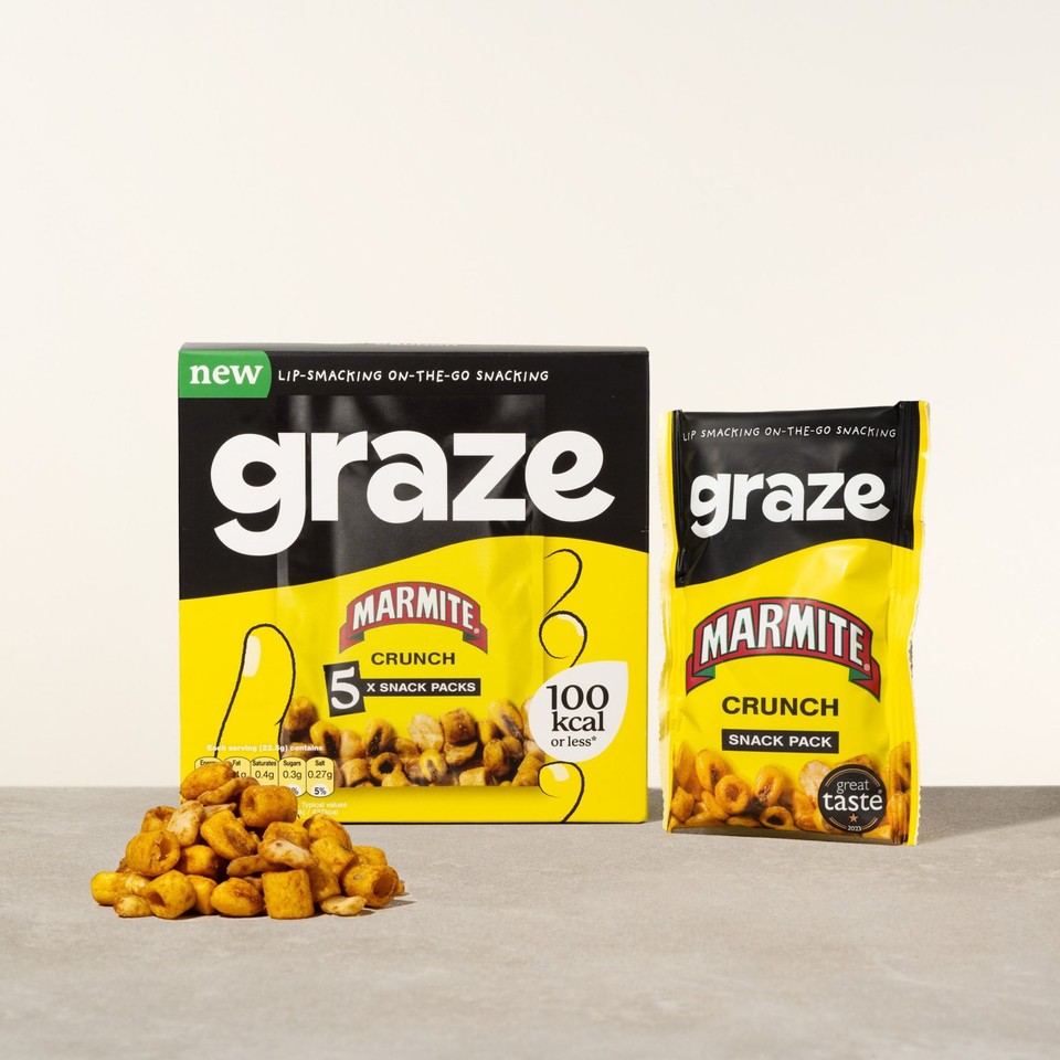 Graze Marmite Crunch Multipack Snack - Ocado