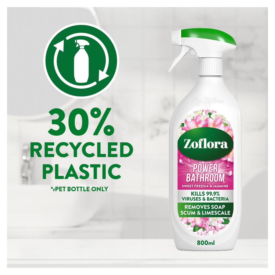 Zoflora Sweet Freesia & Jasmine Power Bathroom Cleaner - Ocado
