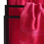 M&S Super Soft Antibacterial Cotton, Bath Towel, Raspberry - Ocado