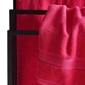 M&S Super Soft Antibacterial Cotton, Bath Towel, Raspberry - Ocado