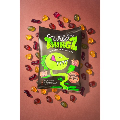 Wild Thingz Organic Sweets Gummy Grubs - Ocado