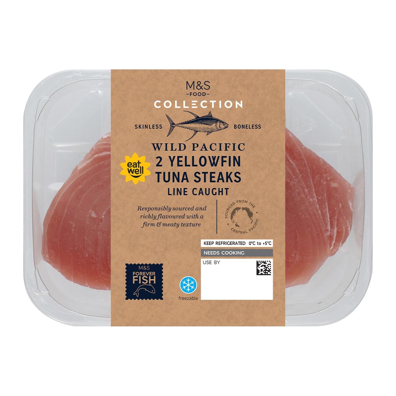 M&S Collection 2 Yellowfin Tuna Steaks - Ocado