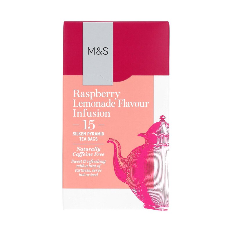 M&S Raspberry Lemonade Infusion Teabags - Ocado