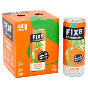 Fix8 Sicilian Citrus Kombucha Multipack - Ocado