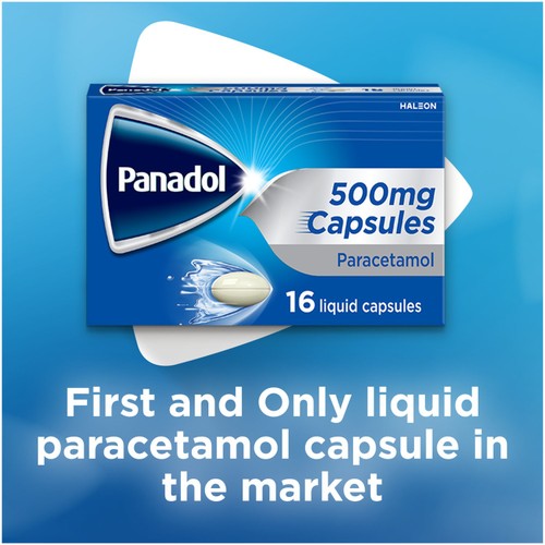 Panadol Paracetamol 500mg Liquid Capsules - Ocado