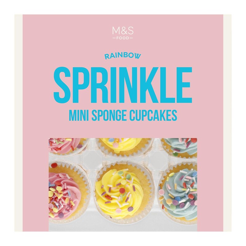 M&S 9 Sprinkle Cupcakes Serves 9 - Ocado