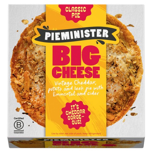 Pieminister Big Cheese Pie with Vintage Cheddar, Potato & Leek - Ocado