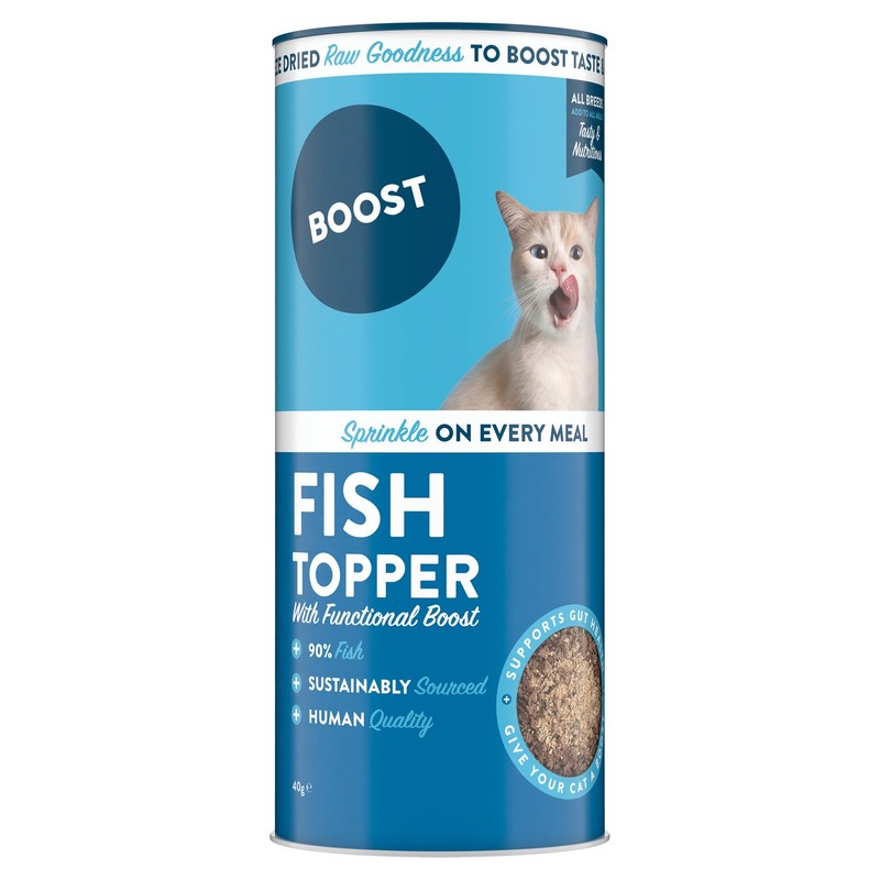 Boost Pet Fish Functional Meal Topper for Cats - Ocado