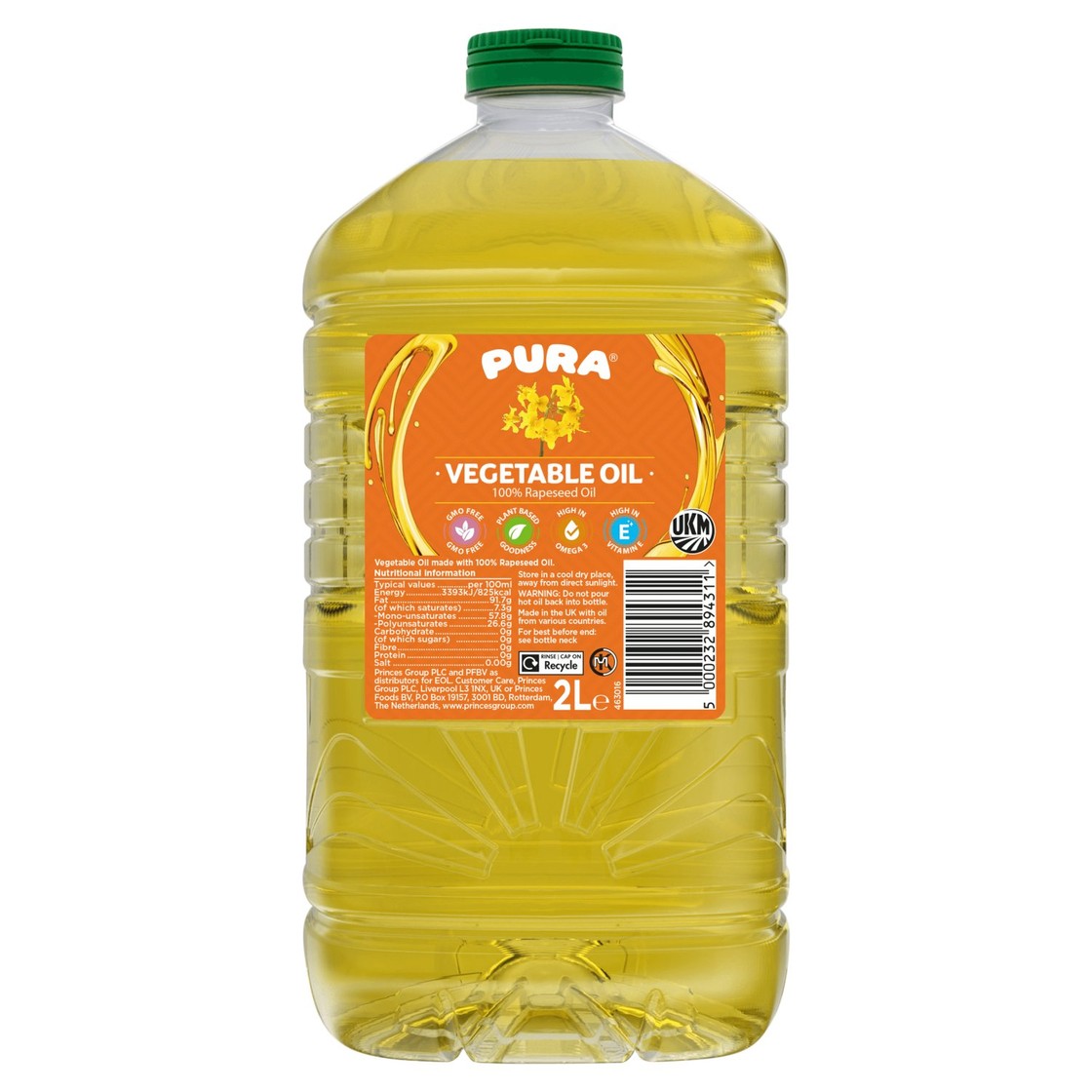 Pura Vegetable Oil - Ocado