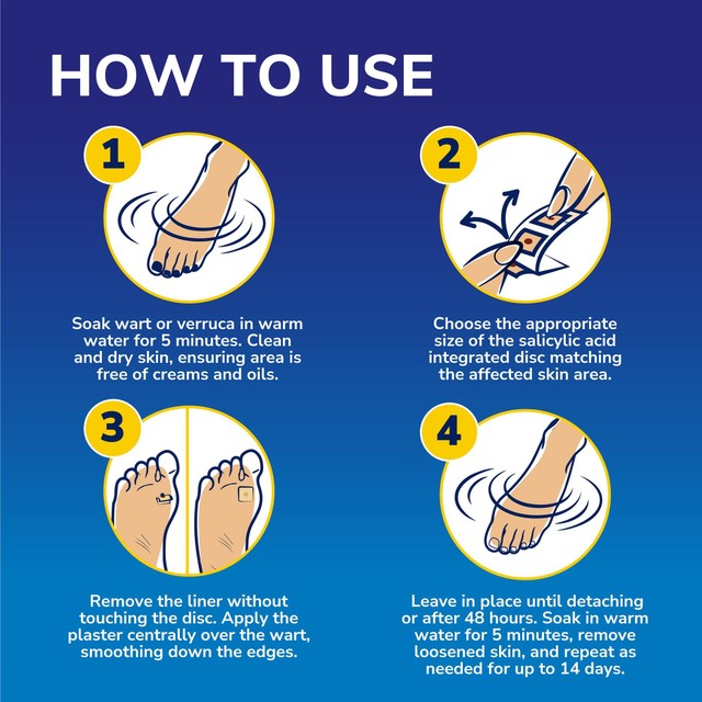Dr Scholl's Wart and Verruca Plaster - Ocado