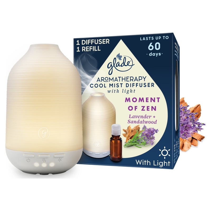 Glade Aromatherapy Mist Diffuser Holder Moment of Zen - Ocado