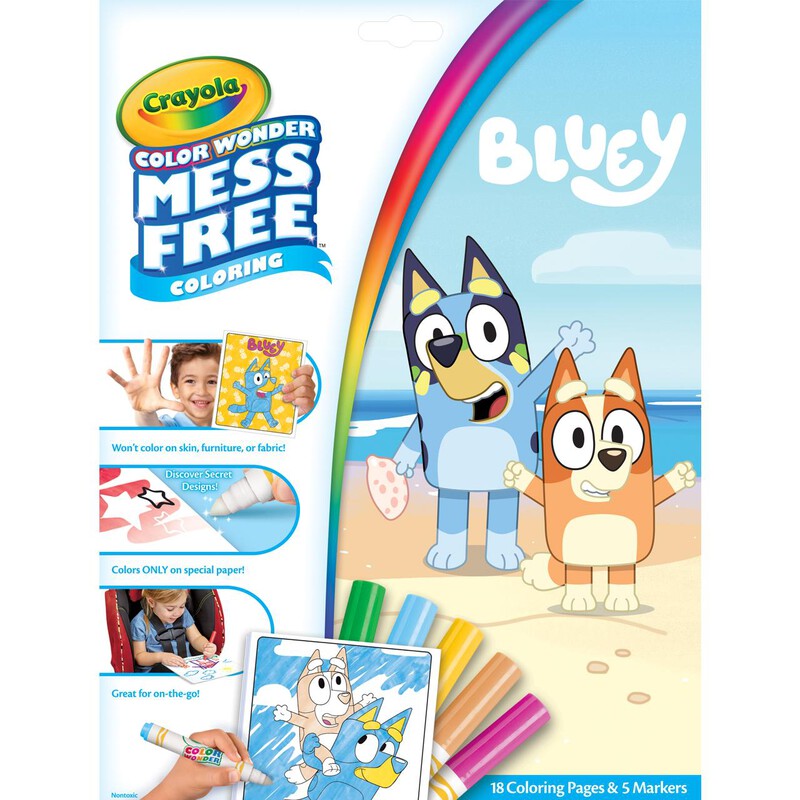 Crayola Bluey Color Wonder Foldalope - Ocado