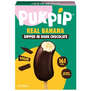 Pukpip Real Banana Dipped in Dark Chocolate - Ocado