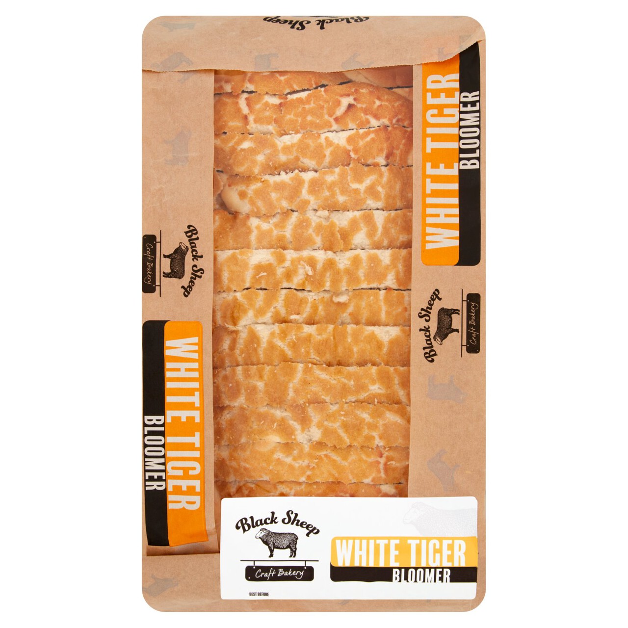 Black Sheep White Tiger Sliced Bloomer - Ocado