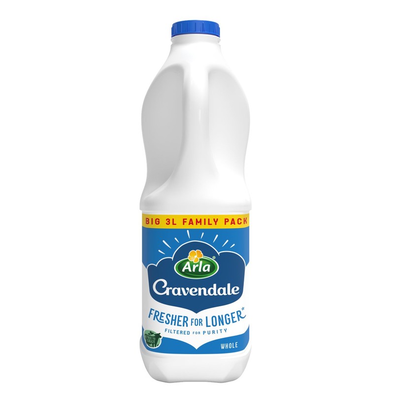 Cravendale Filtered Fresh Whole Milk Fresher for Longer - Ocado