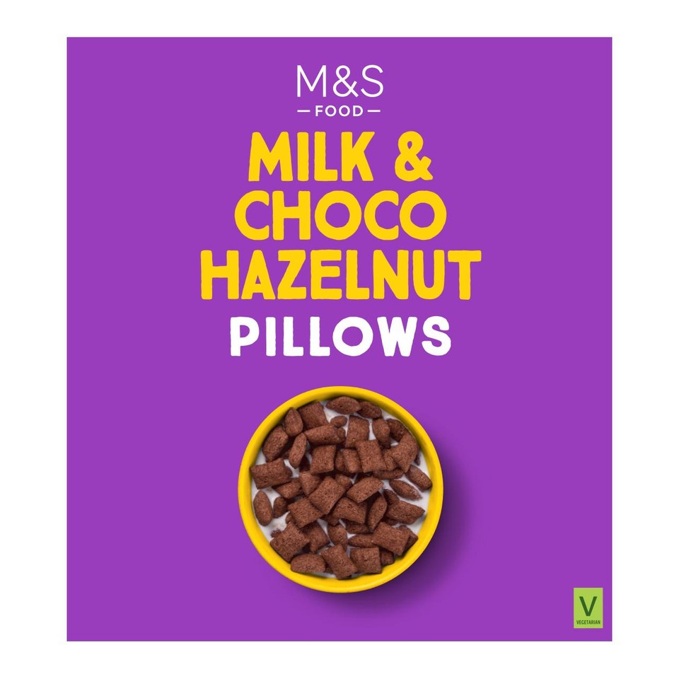 M&S Milk & Choco Hazelnut Cookie Pillows - Ocado