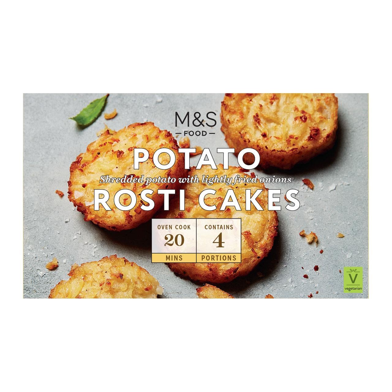 M&S 4 Potato Rosti Cakes - Ocado