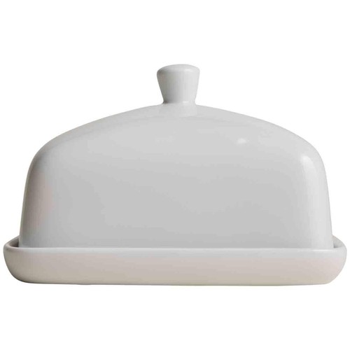 M&S Maxim Butter Dish, White - Ocado
