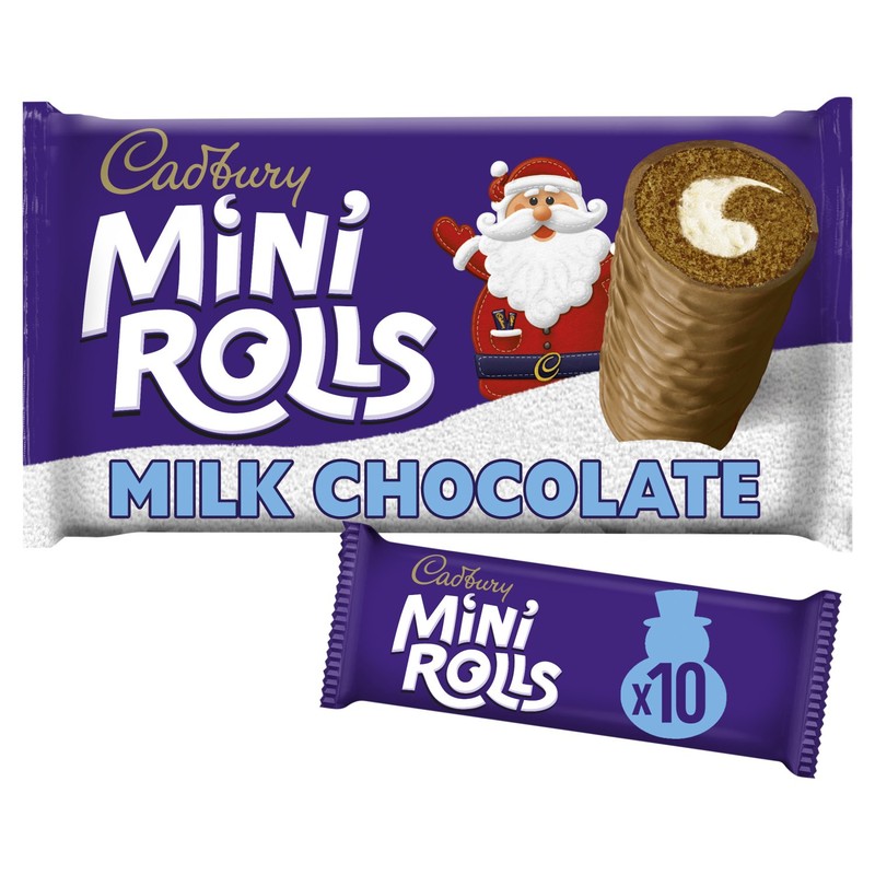 Cadbury Mini Rolls Milk Chocolate Family Size - Ocado