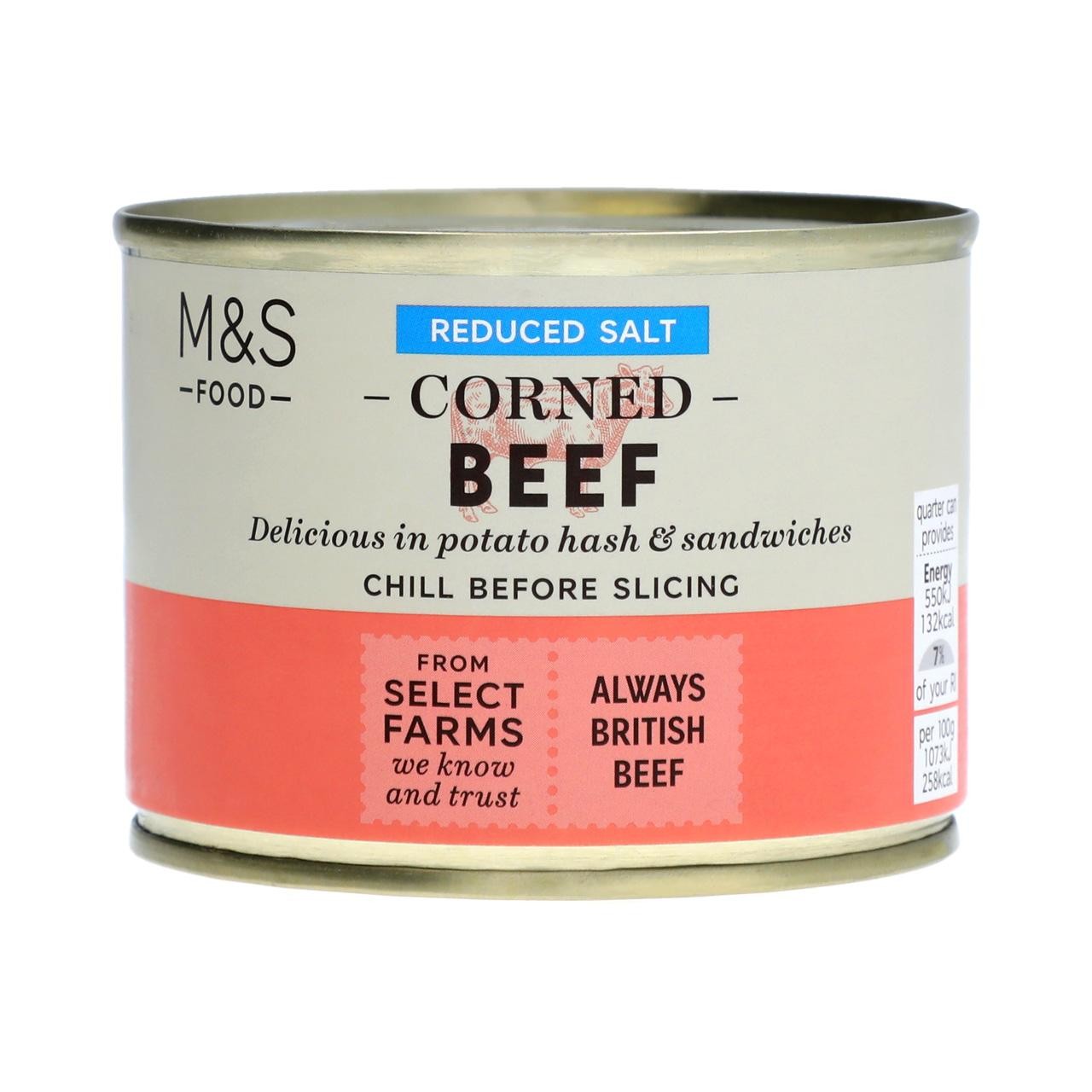 M&S Reduced Salt Corned Beef - Ocado