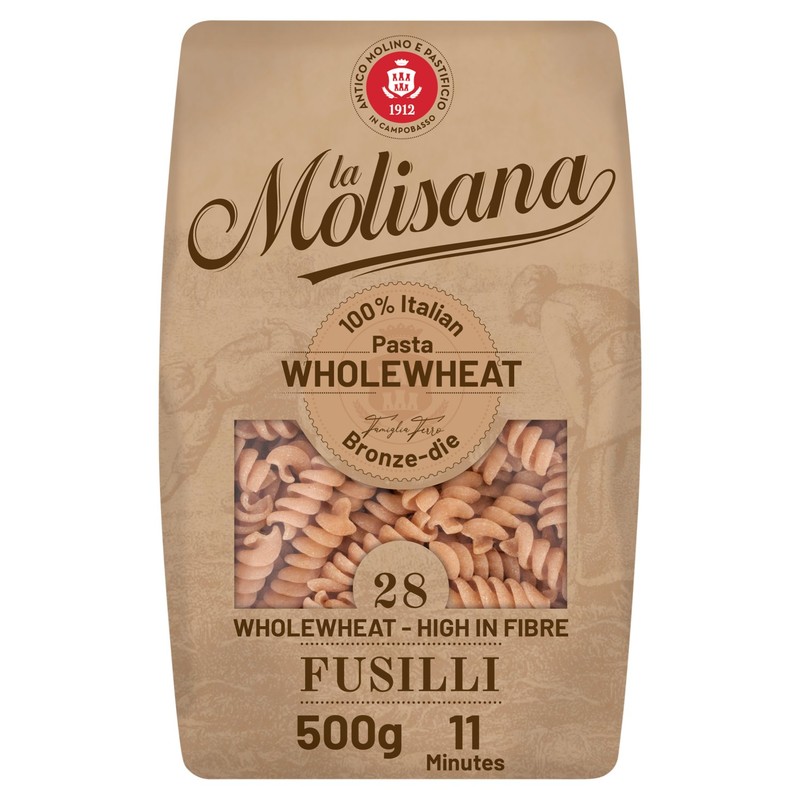 La Molisana Wholewheat Fusilli Pasta No.28 - Ocado