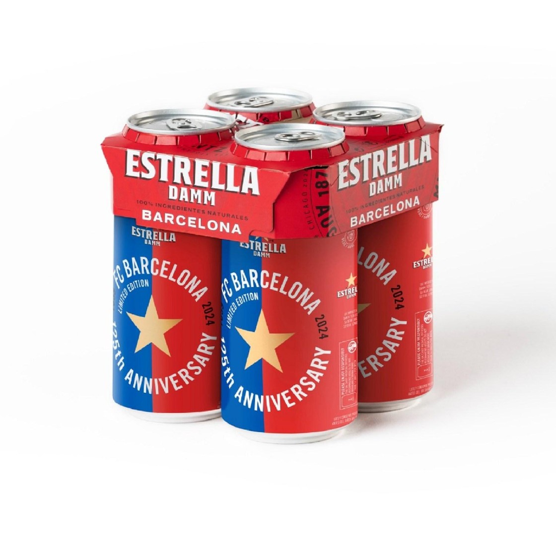 Estrella Damm Premium Lager Beer Cans - Ocado