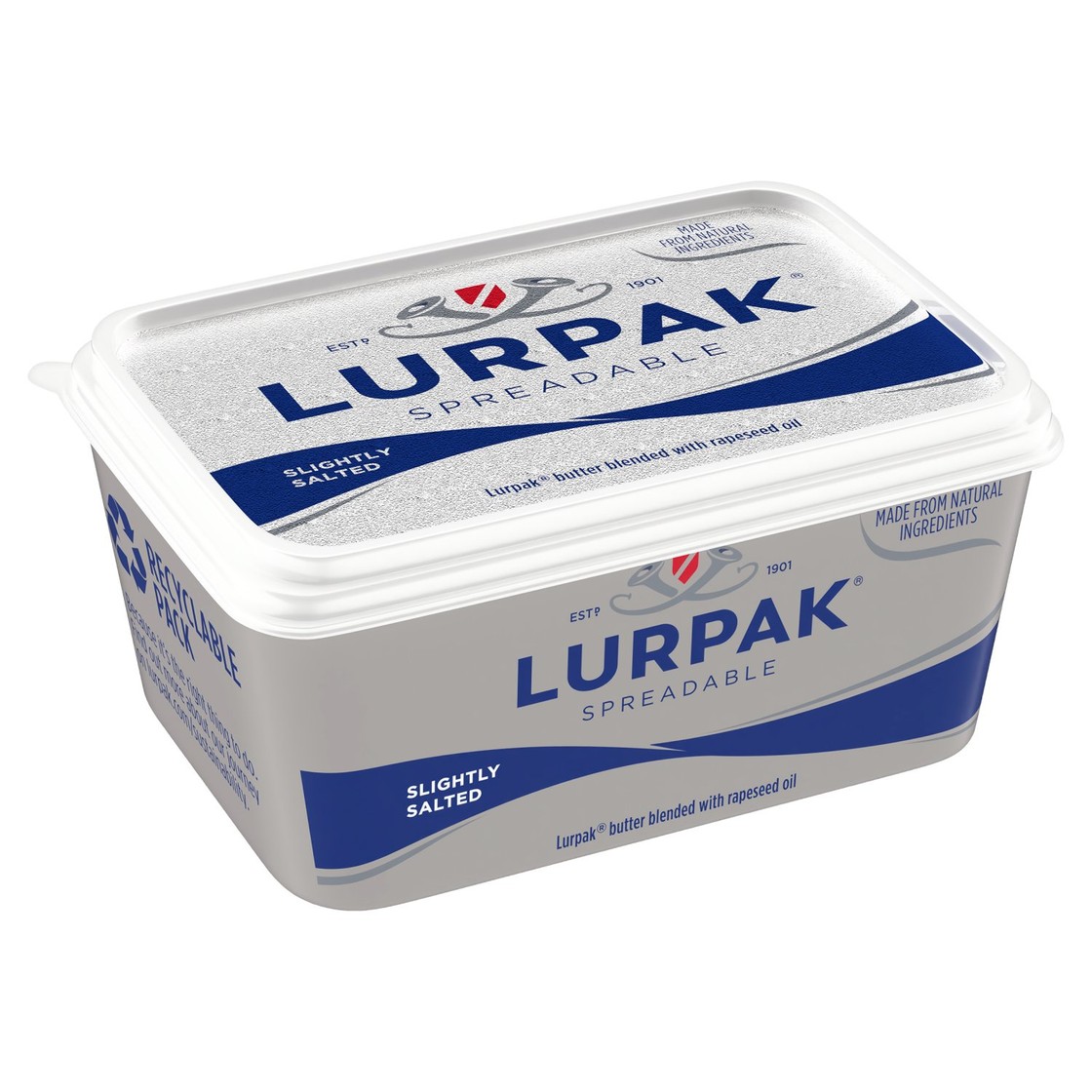 Lurpak Slightly Salted Spreadable Butter - Ocado