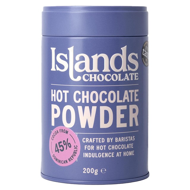 Islands Chocolate 45% Hot Chocolate Powder Tin - Ocado