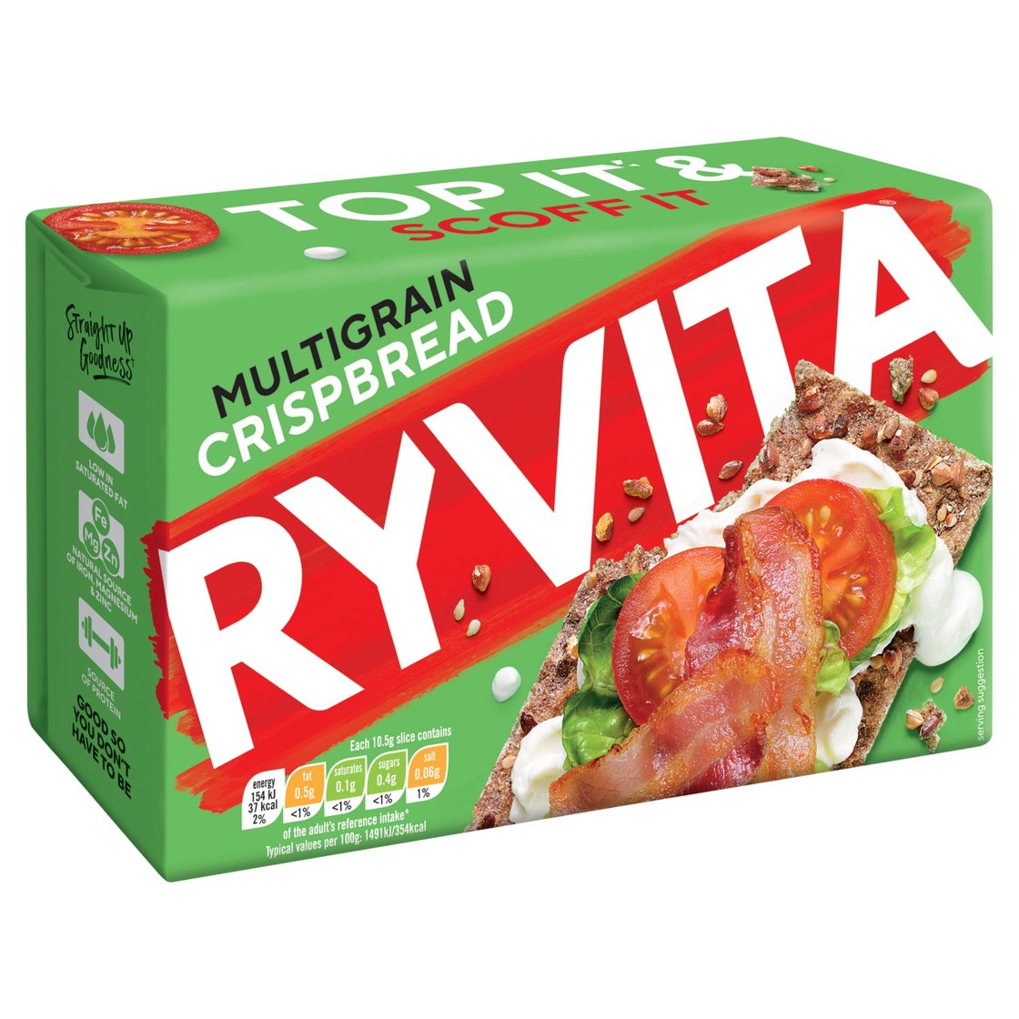 Ryvita Crispbread Multigrain Crackers - Ocado