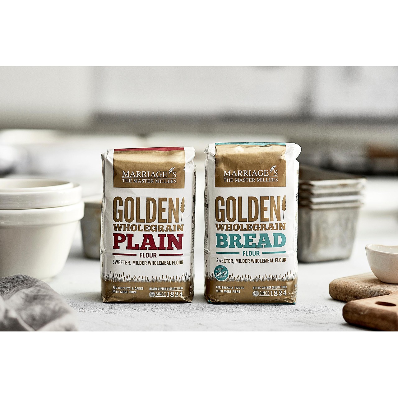 Marriage's Golden Wholegrain Strong Bread Flour - Ocado