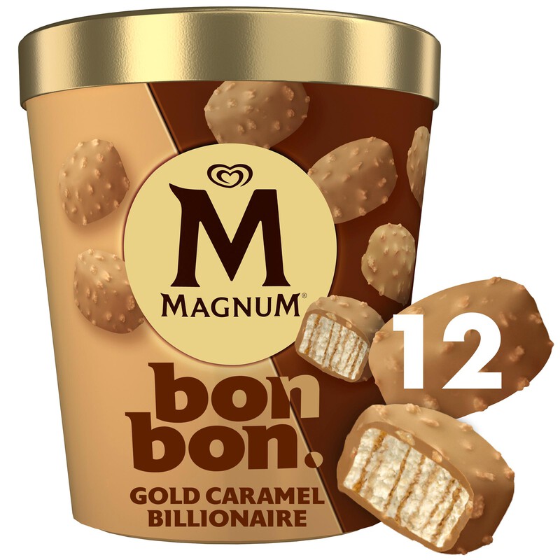 Magnum Bon Bon Gold Caramel Billionaire Ice Cream - Ocado
