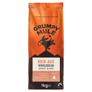 Grumpy Mule Kick-Ass House Blend Coffee Beans - Ocado