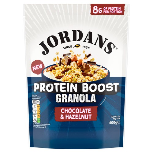 Jordans Protein Boost Chocolate & Hazelnut Granola - Ocado