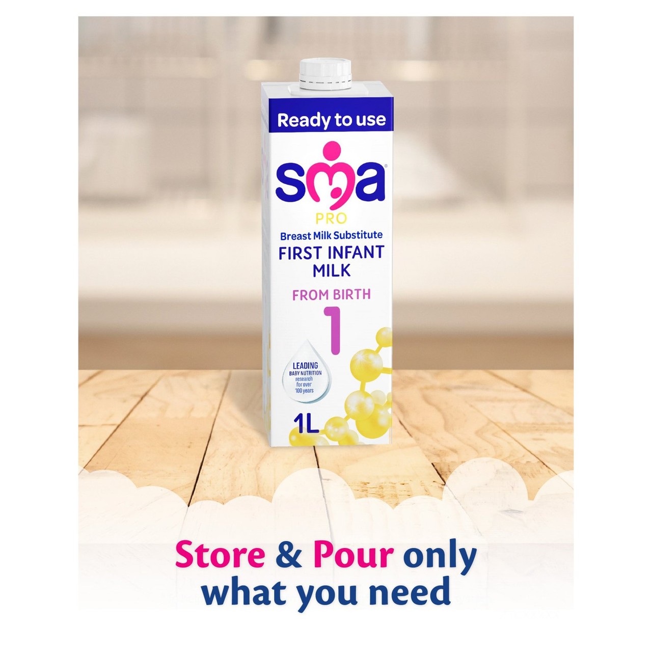SMA Pro 1 First Infant Milk Ready to Use, From Birth - Ocado
