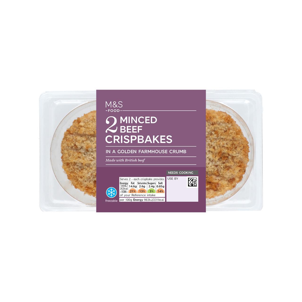 M&S Minced Beef Crispbakes - Ocado