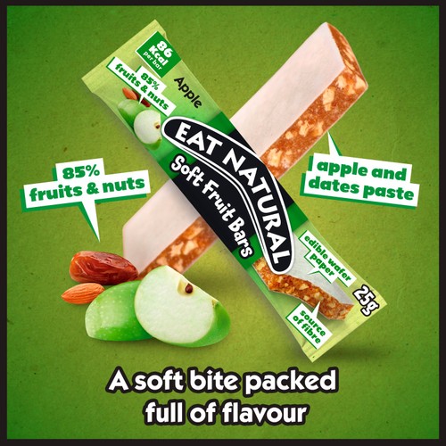 Eat Natural Apple Soft Fruit Bars - Ocado