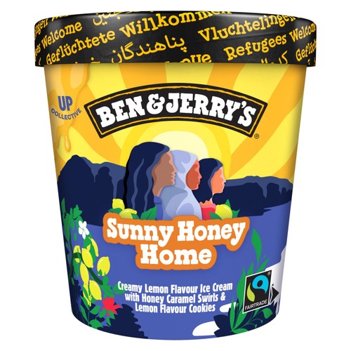 Ben & Jerry's Sunny Honey Home Lemon Ice Cream Tub - Ocado